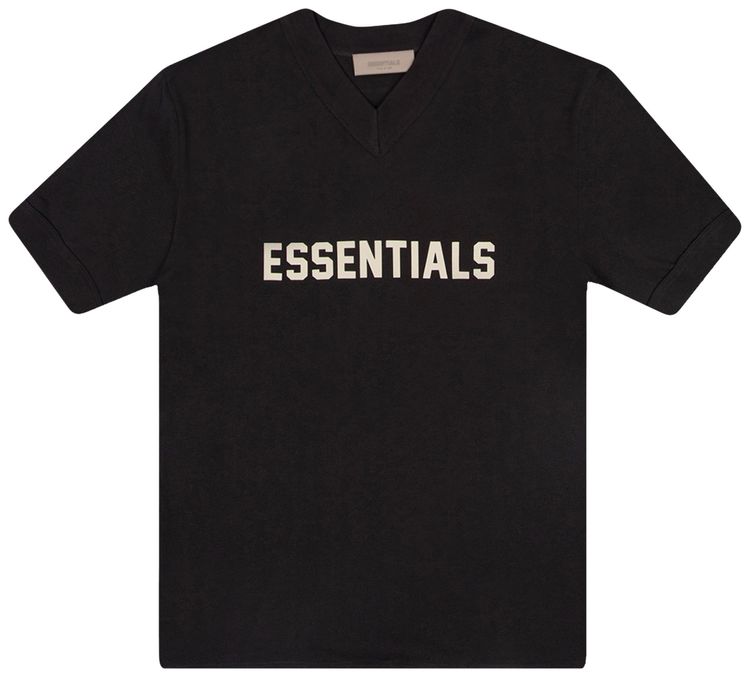 Buy Fear of God Essentials Kids V-Neck Tee 'Iron' - 785BT214110K | GOAT