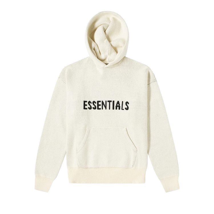 Buy Fear of God Essentials Knit Sweater 'Buttercream' - 192HO202051F | GOAT