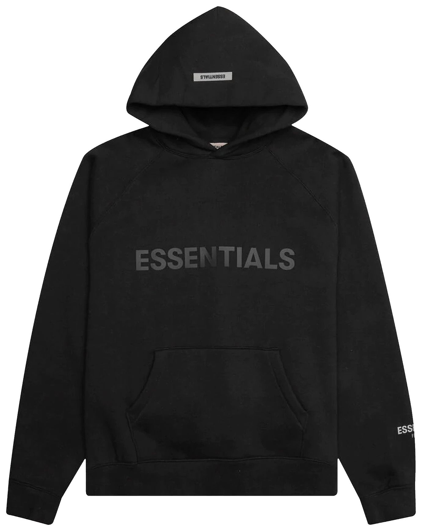 Buy Fear of God Essentials Pullover Hoodie 'Black' - 192HO202000F | GOAT