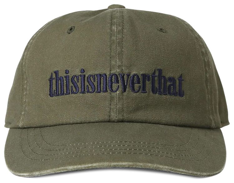 Buy thisisneverthat Washed Onyx Cap 'Olive' - TN221WHWBC07 OLIV | GOAT UK