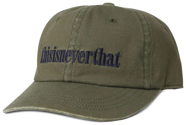 Buy thisisneverthat Washed Onyx Cap 'Olive' - TN221WHWBC07 OLIV | GOAT
