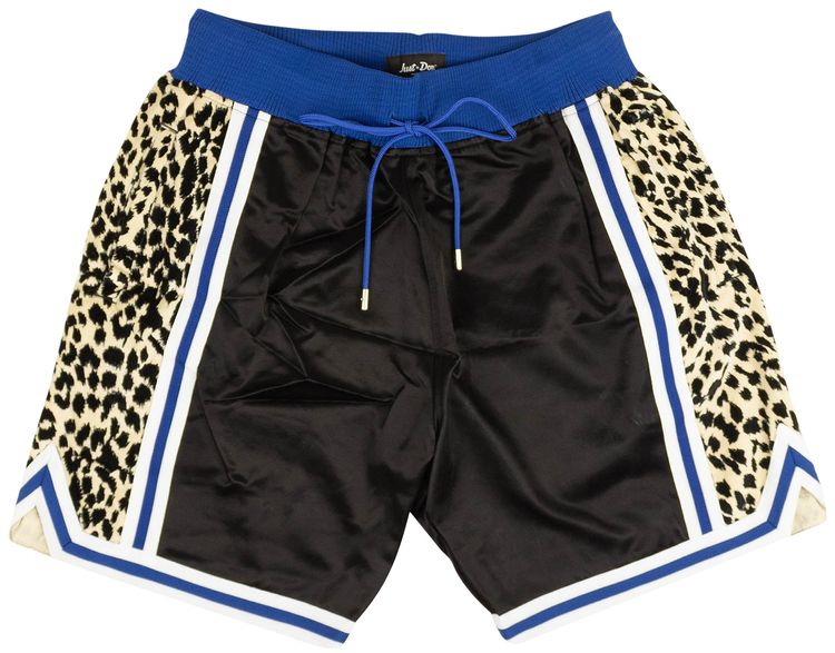 Buy Just Don Drawstring Basketball Shorts 'Black/Leopard' - 4925 ...