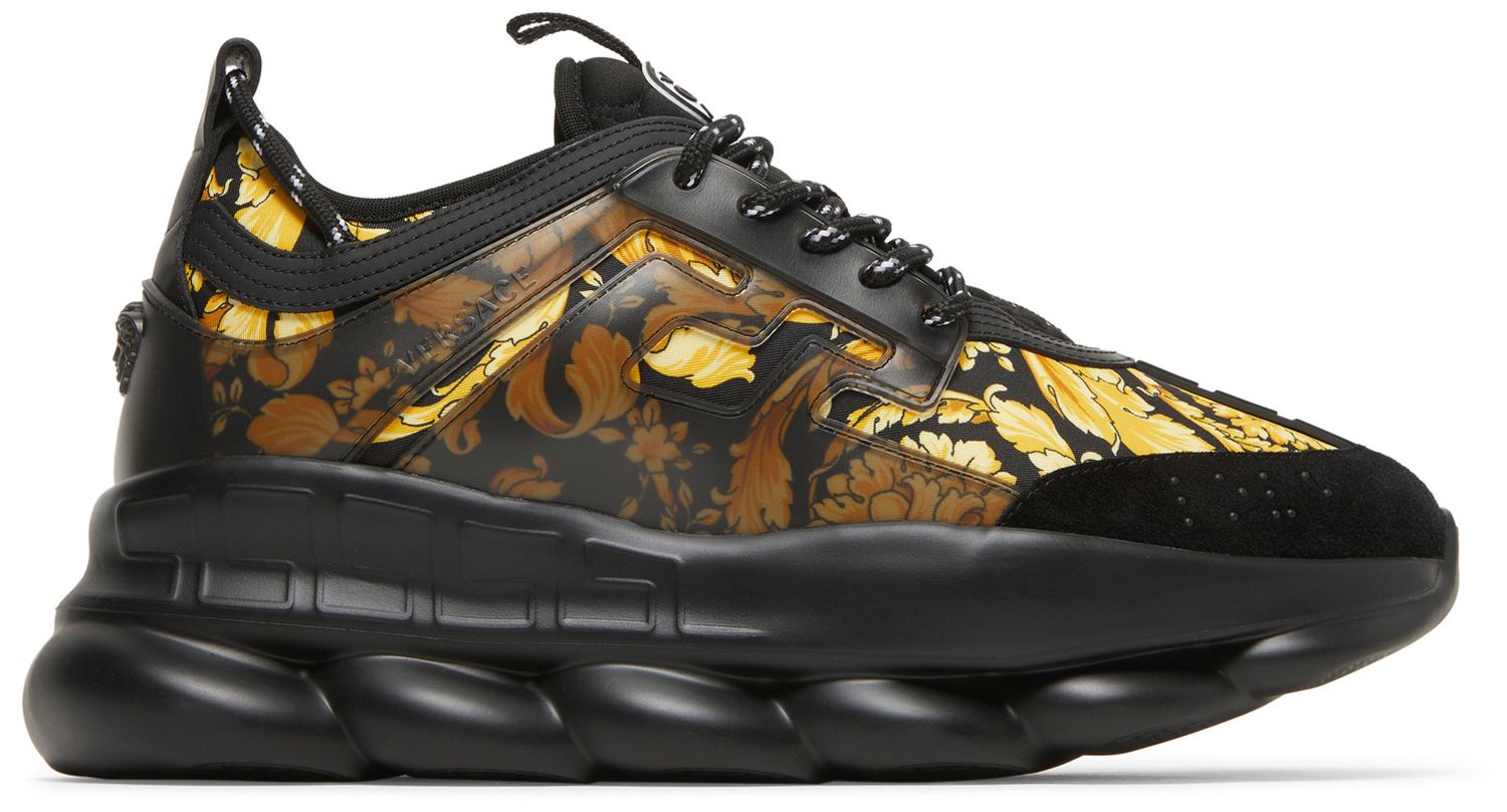 Buy Versace Chain Reaction Trainer 'Barocco Print - Black' - DSU7071E ...