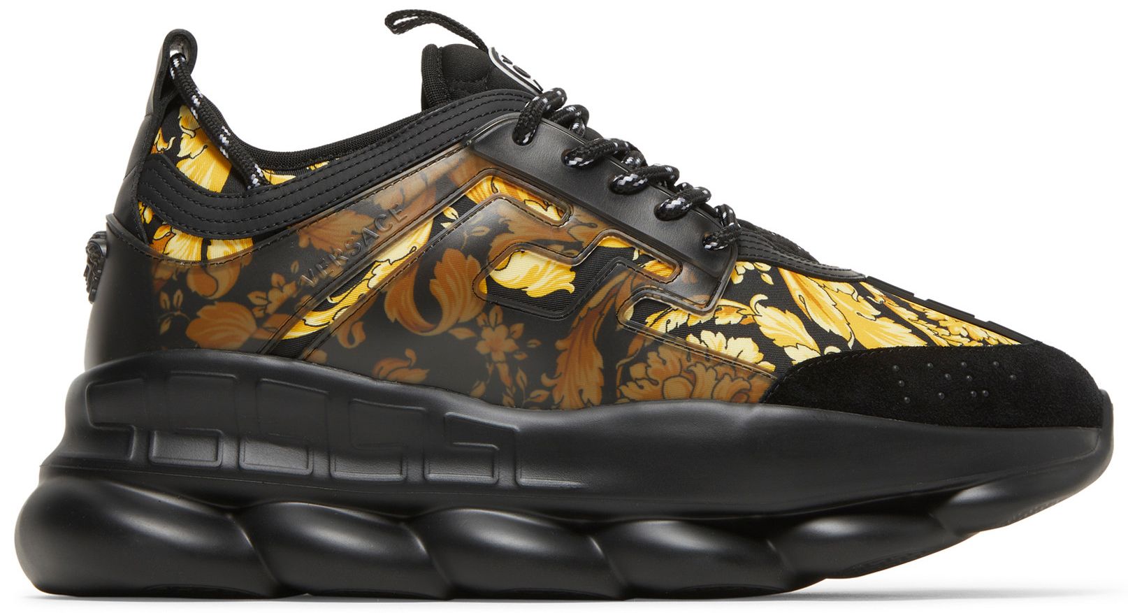 Buy Versace Chain Reaction Trainer 'Barocco Print - Black' - DSU7071E ...