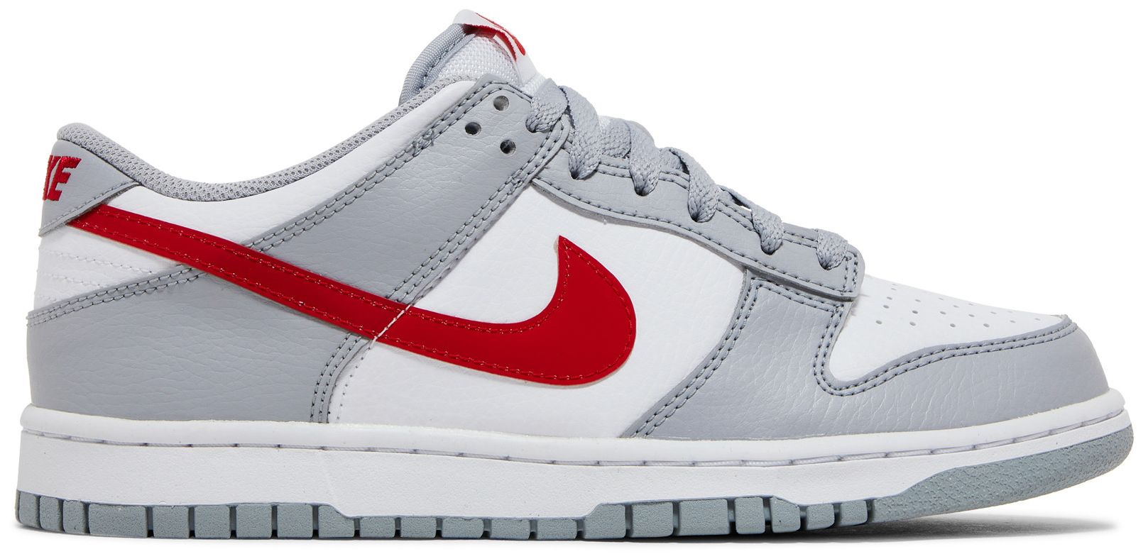 Buy Nike Dunk Low GS 'Grey Red' - DV7149 001 | GOAT