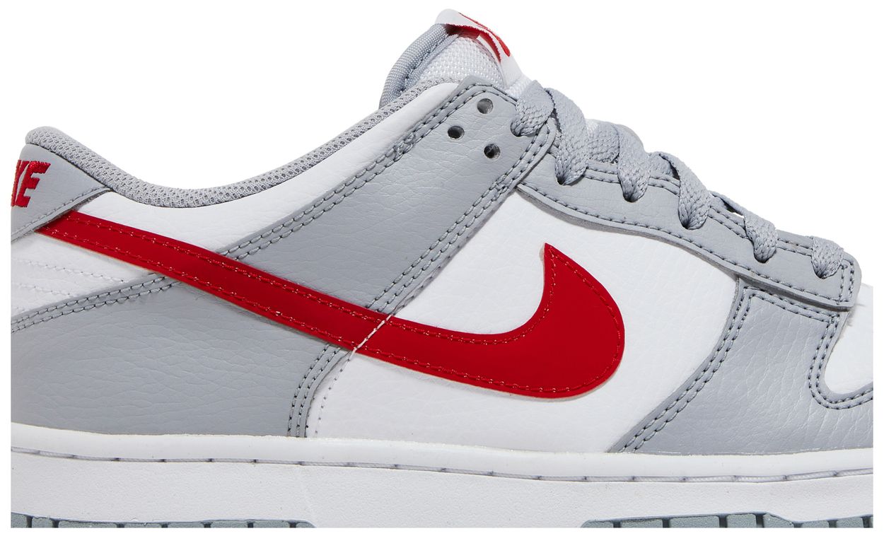 Buy Nike Dunk Low GS 'Grey Red' - DV7149 001 | GOAT