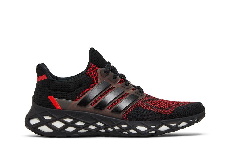 Buy Adidas UltraBoost Web DNA 'Black Vivid Red' - GY8091 | GOAT
