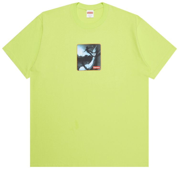 Buy Supreme Shadow Tee 'Neon Green' - FW21T6 NEON GREEN | GOAT