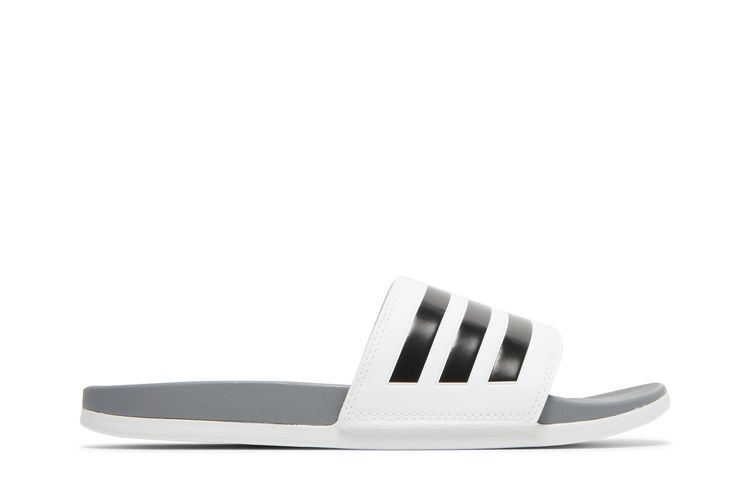 Buy Adidas Adilette Comfort Slide 'White Grey' - GZ5895 | GOAT