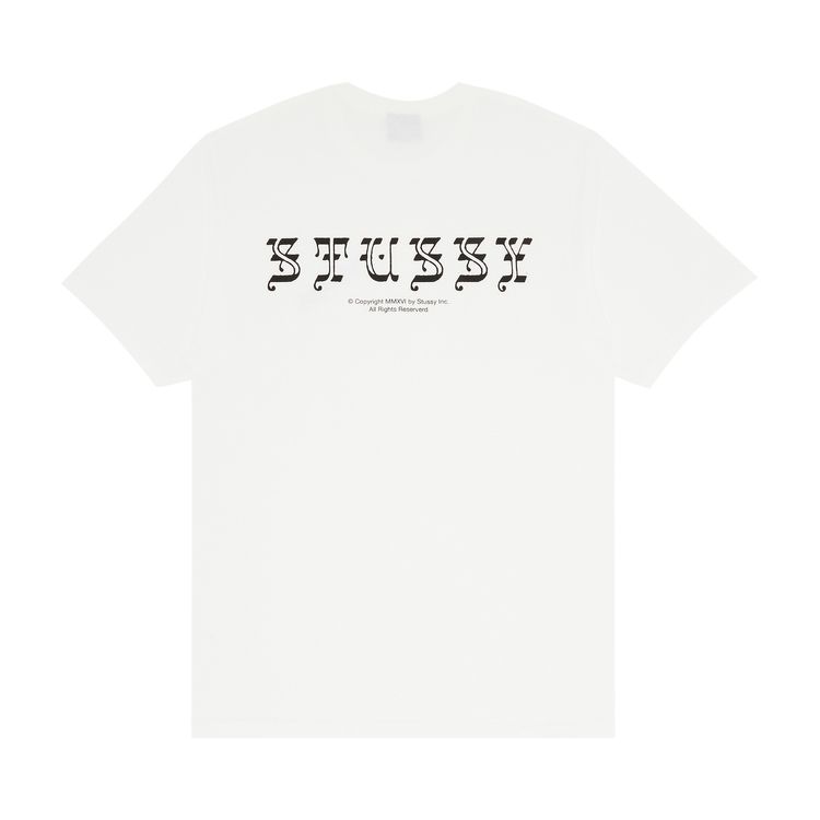 Buy Stussy Old Script Tee 'White' - 1903908 WHIT | GOAT