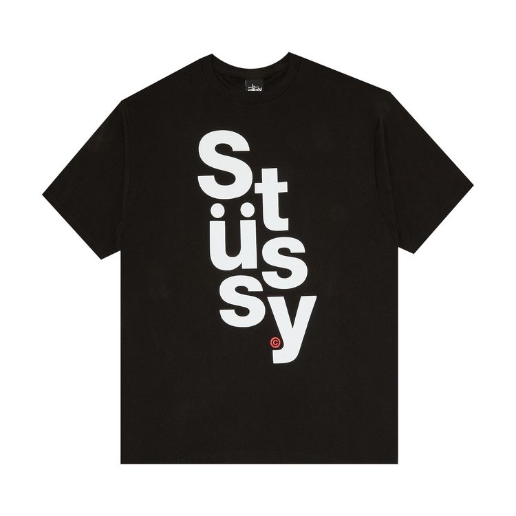 Buy Stussy Stack Tee 'Black' - 1902974 BLAC | GOAT
