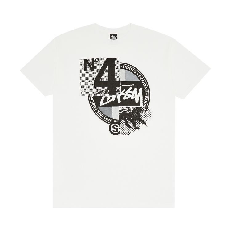 Buy Stussy Dot Collage Tee 'White' - 1903422 WHIT | GOAT