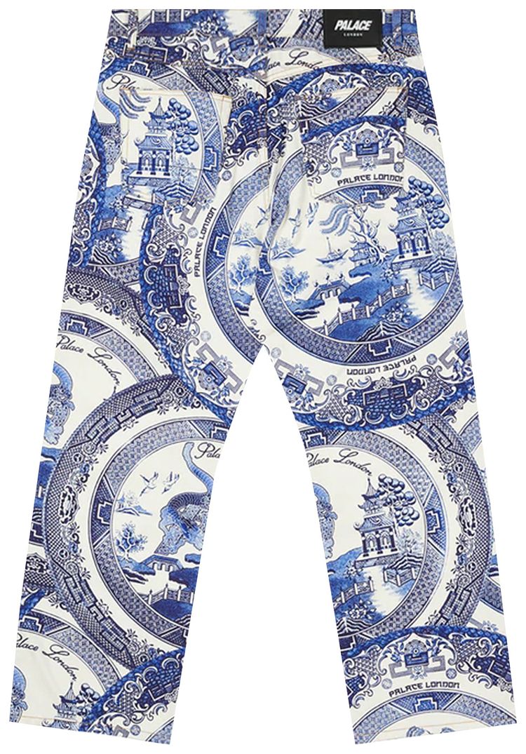 Buy Palace China Plate Trousers 'Navy' - P22T064 | GOAT