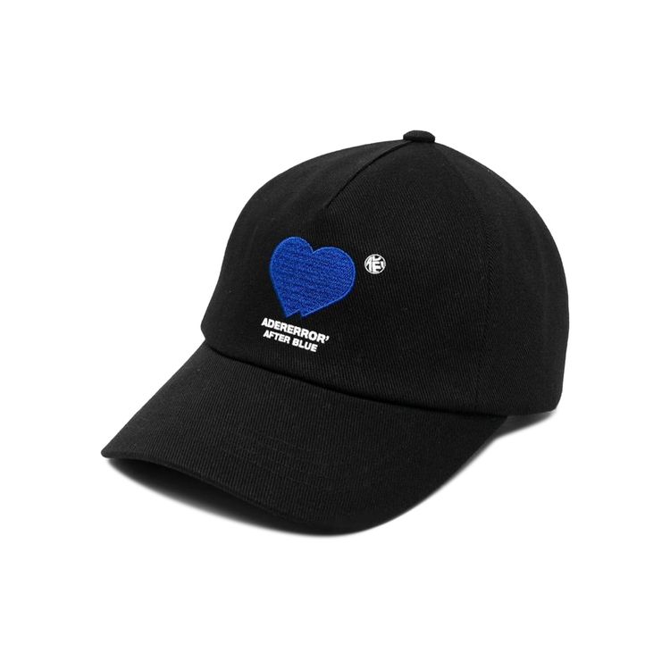 Buy Ader Error Twin Heart Logo Cap 'Black' - BLASSCA03BK | GOAT