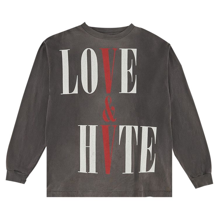 Buy Saint Michael x Vlone Love And Hate Long-Sleeve T-Shirt 'Black ...