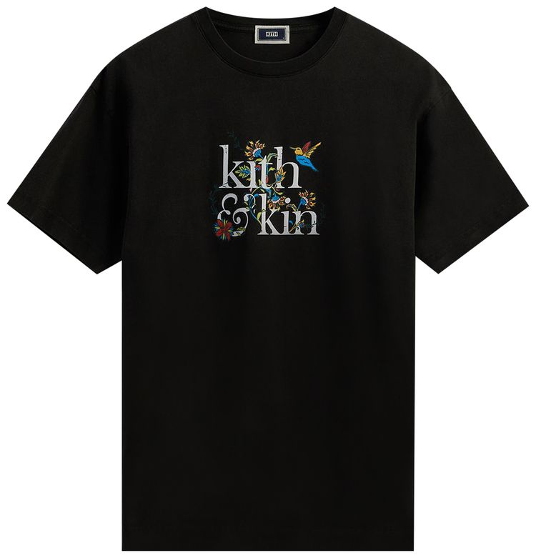 Buy Kith & Kin Jacobean Vintage Tee 'Black' - KHM030389 001 | GOAT