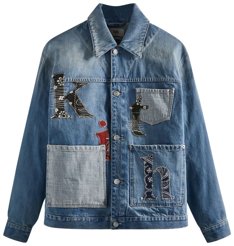 Buy Kith Wythe Denim Jacket Serif 'Indigo' - KHM010120 403 | GOAT
