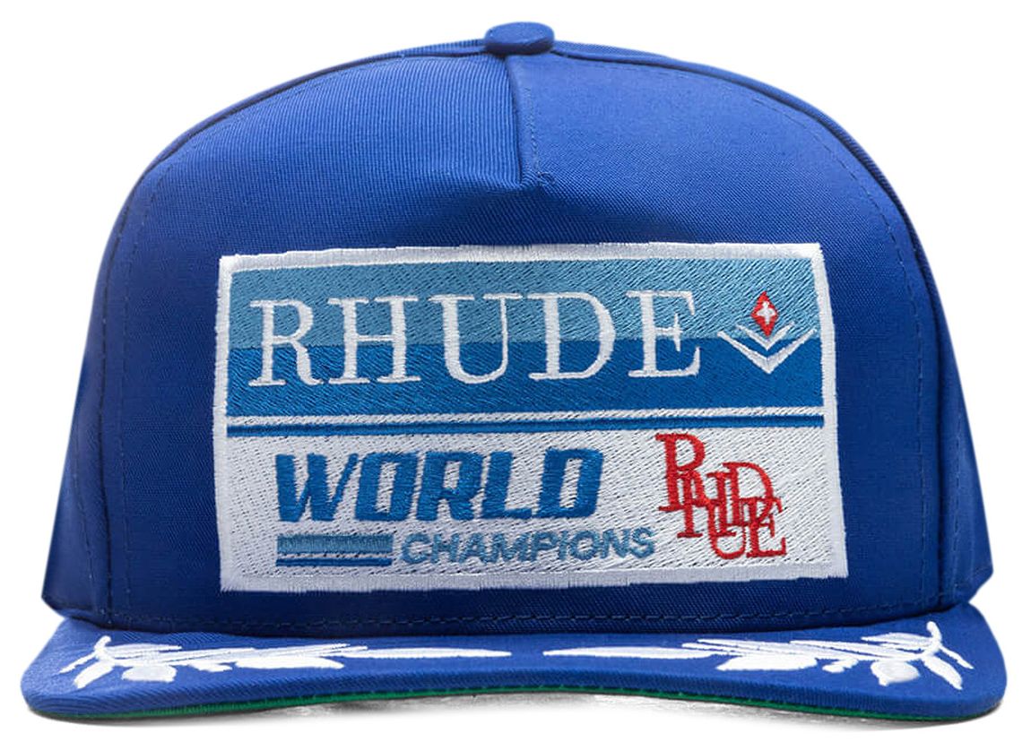 Buy Rhude World Champions Hat 'Royal Blue' - SS22HA241806050605 | GOAT