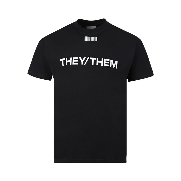 Buy VTMNTS They/Them T-Shirt 'Black' - VL12TR600B BLAC | GOAT