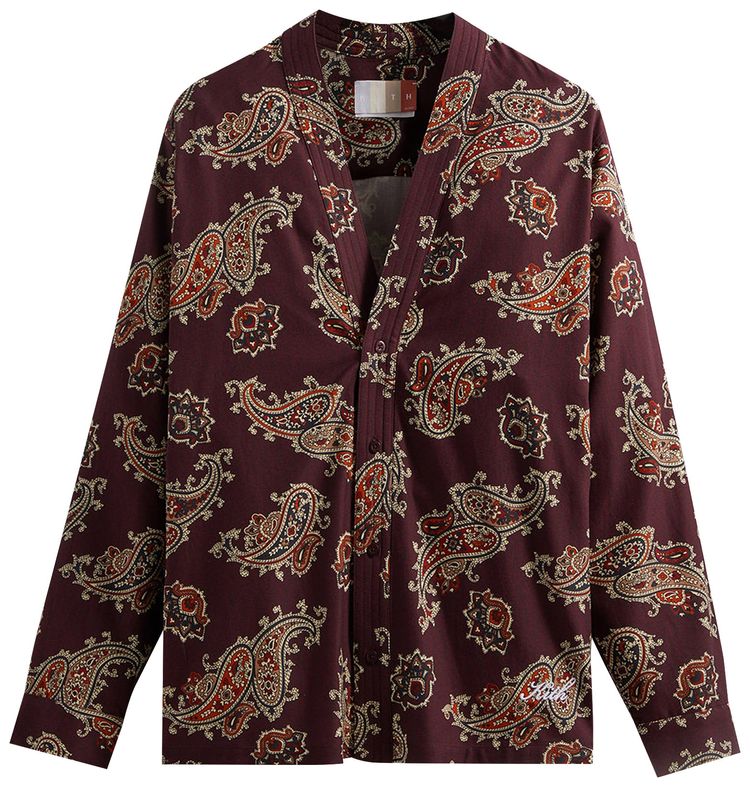 Buy Kith Printed Sullivan Shirt Gi Silk Paisley 'Magma' - KHM030586 601 ...