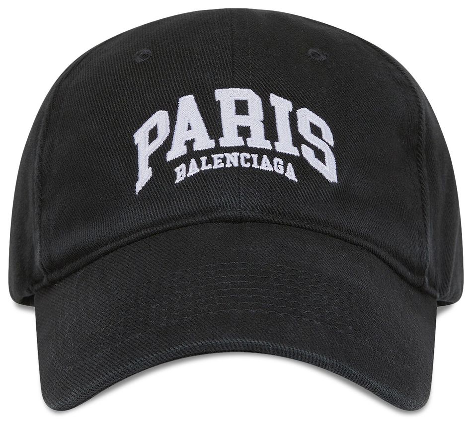 Buy Balenciaga Paris Cap 'Black/White' - 680748 410B2 1077 | GOAT