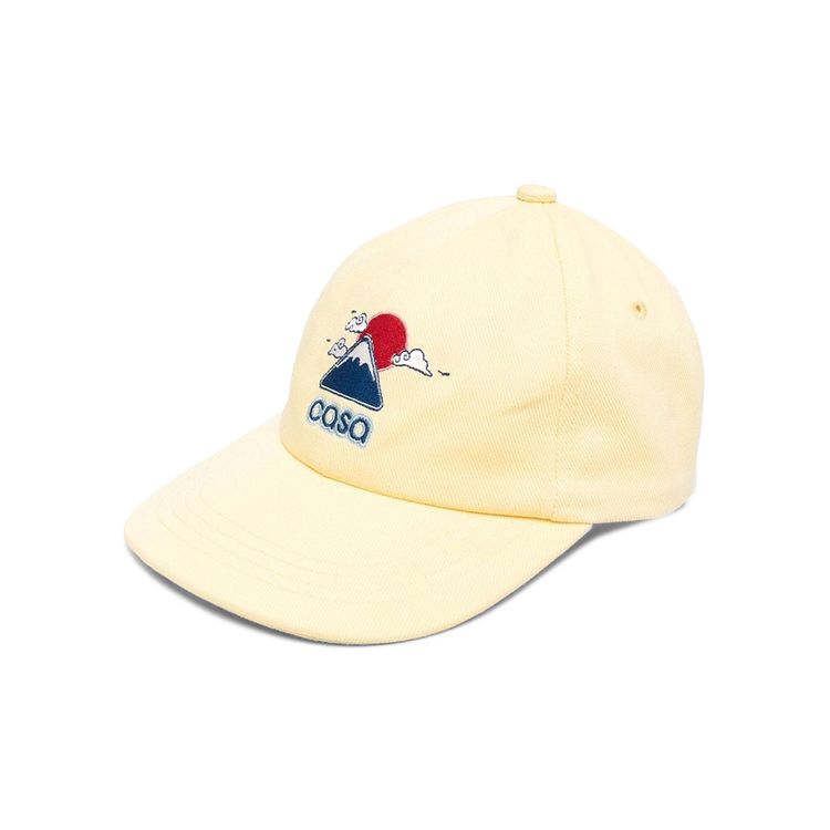 Buy Casablanca Embroidered Cap 'Yellow Fuji Logo' - AS22 HAT 002 YELL ...