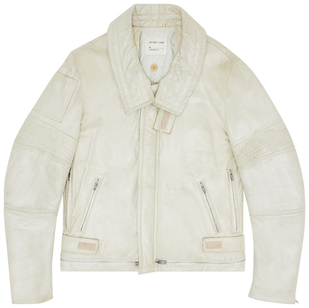 Buy Vintage Helmut Lang Astro Biker Jacket 'Beige' - 566 HL 5414 605 09 ...