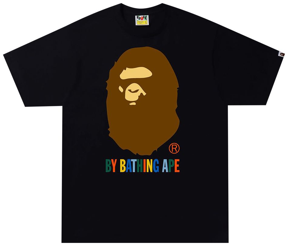Buy BAPE Colors By Bathing Ape Tee 'Black' - 1I30 110 024 BLACK | GOAT