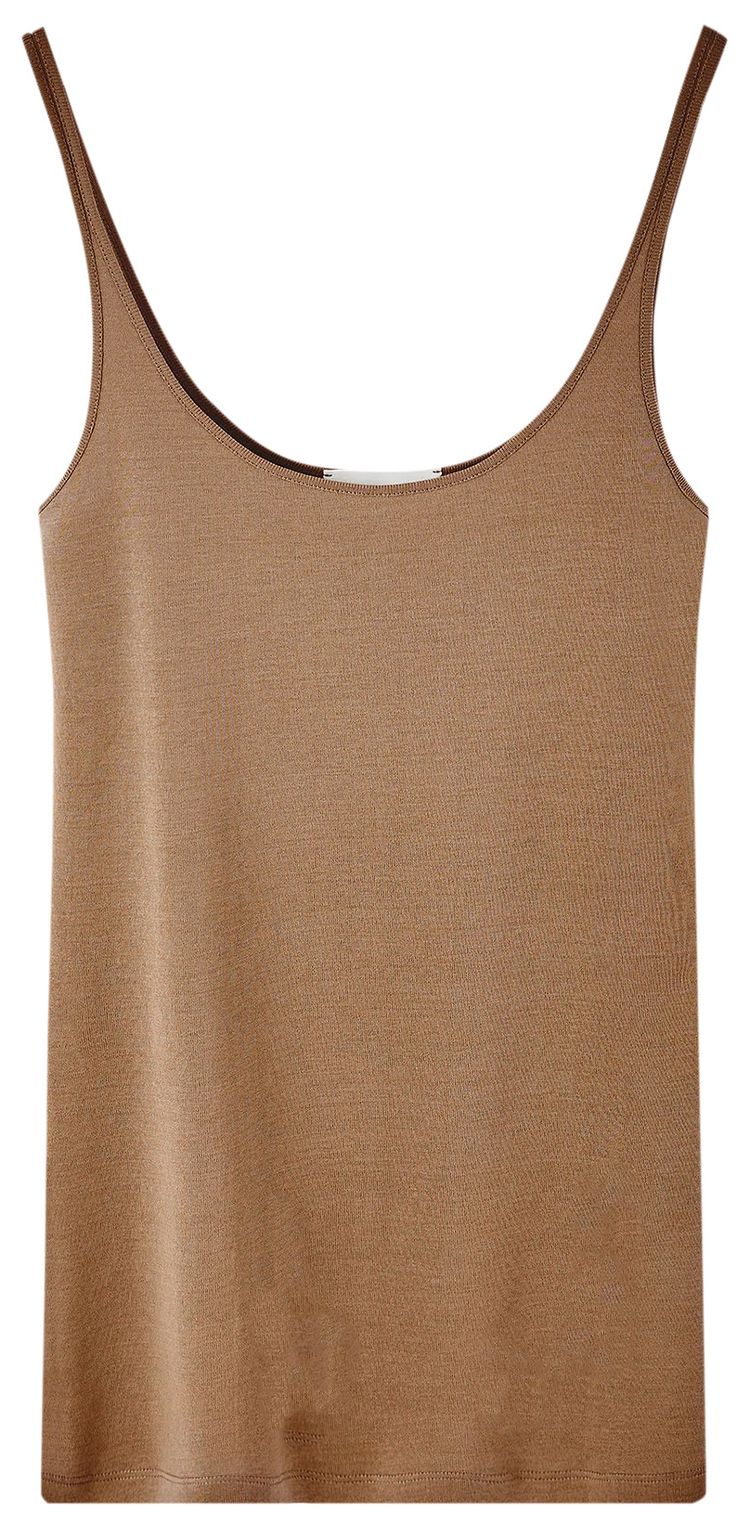 Buy Lemaire Second Skin Tank Top 'Camel' - W 221 JE442 LJ060 460 | GOAT