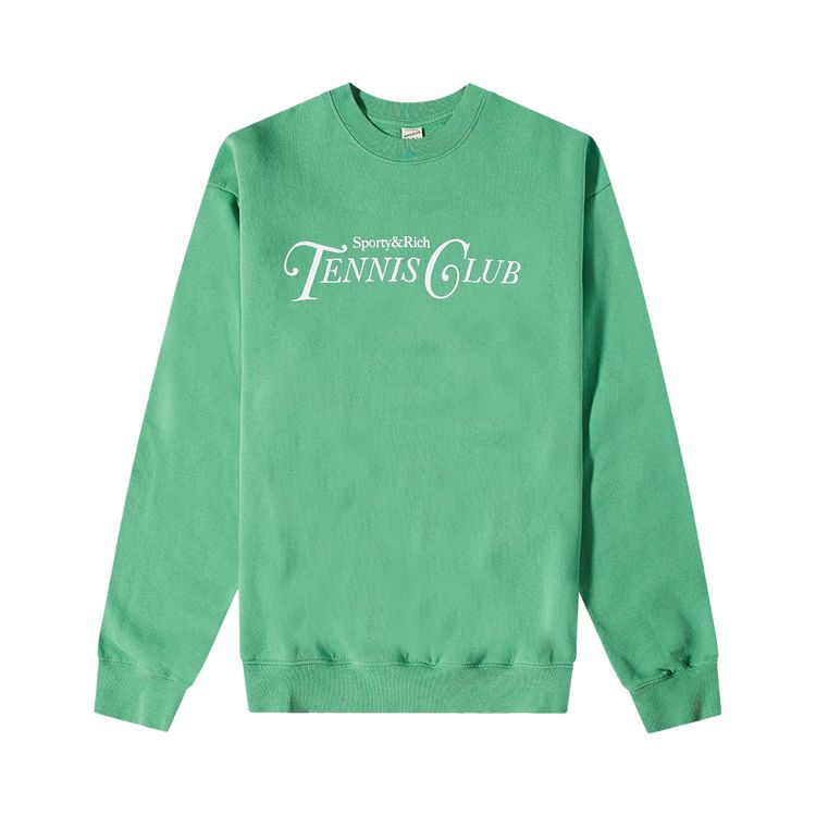 Buy Sporty & Rich Rizzoli Tennis Crewneck 'Kelly Green' - 0690 ...