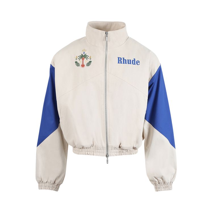 Buy Rhude Flight Jacket 'Creme/Blue' - SS22JA07186612 | GOAT