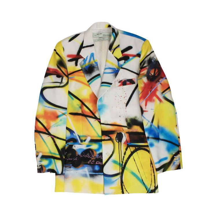 Buy Off-White Futura Spray Over Blazer 'Multicolor' - OMEF041S20H78029 ...