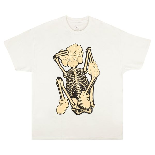 Buy KAWS Skeleton New Fiction Bone T-Shirt 'White' - KAWS SS01 WHIT | GOAT