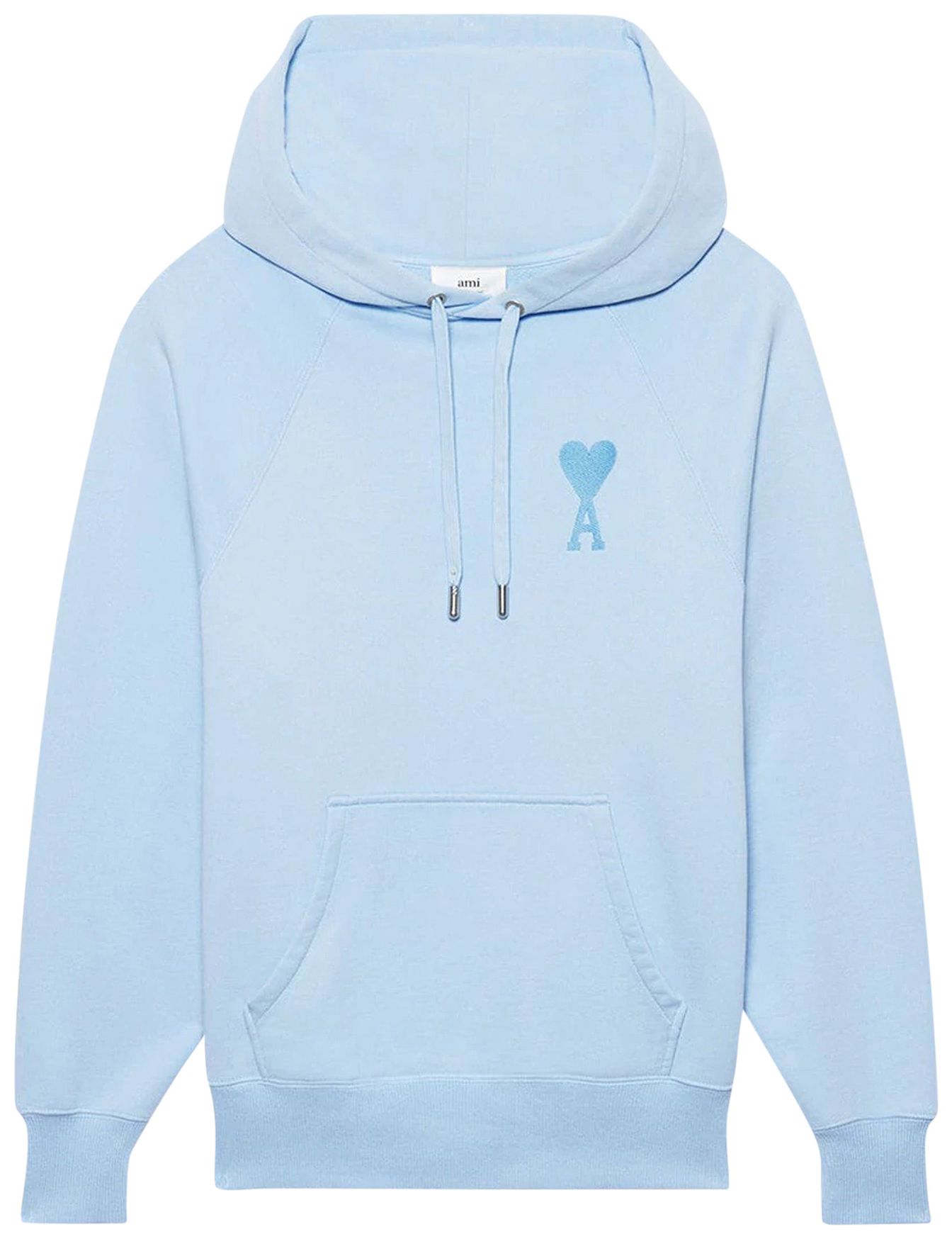 Buy Ami Hoodie 'Sky Blue' - USW202 747 450 | GOAT