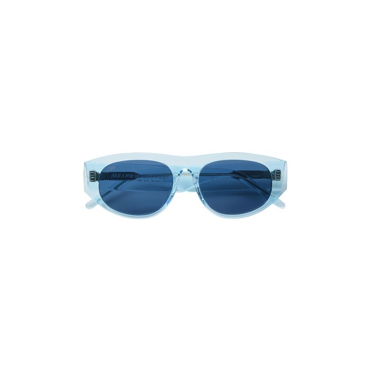 Buy Bricks & Wood Halldale Sunglasses 'Blue' - HALLDALE BLUE | GOAT