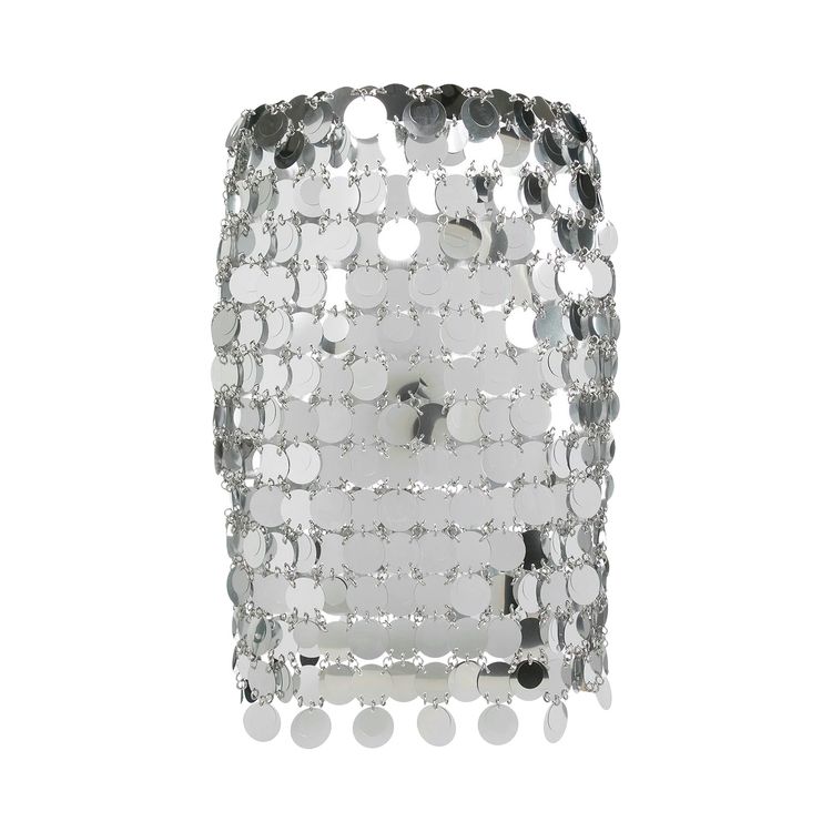 Buy Paco Rabanne Jupe Mini Skirt 'Silver' - 19EIJU010PS0133 P040 | GOAT