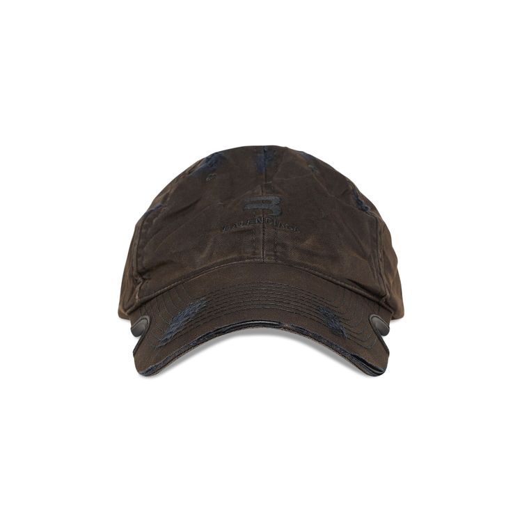 Buy Balenciaga Sporty B Sunfaded Cap 'Black' - 697754 414B4 1000 | GOAT