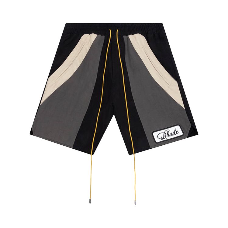Buy Rhude Cursive Patch Short 'Black' - SS22SH02197372 | GOAT UK