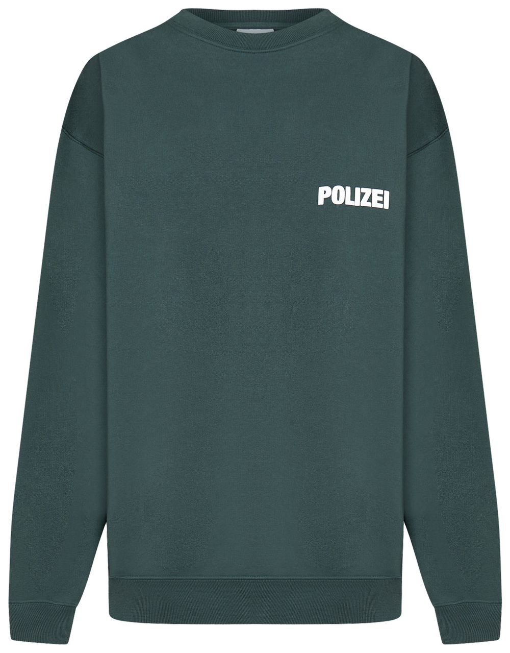 Buy Vetements Polizei Sweatshirt 'Police Green' - UA53CN200G POLI | GOAT