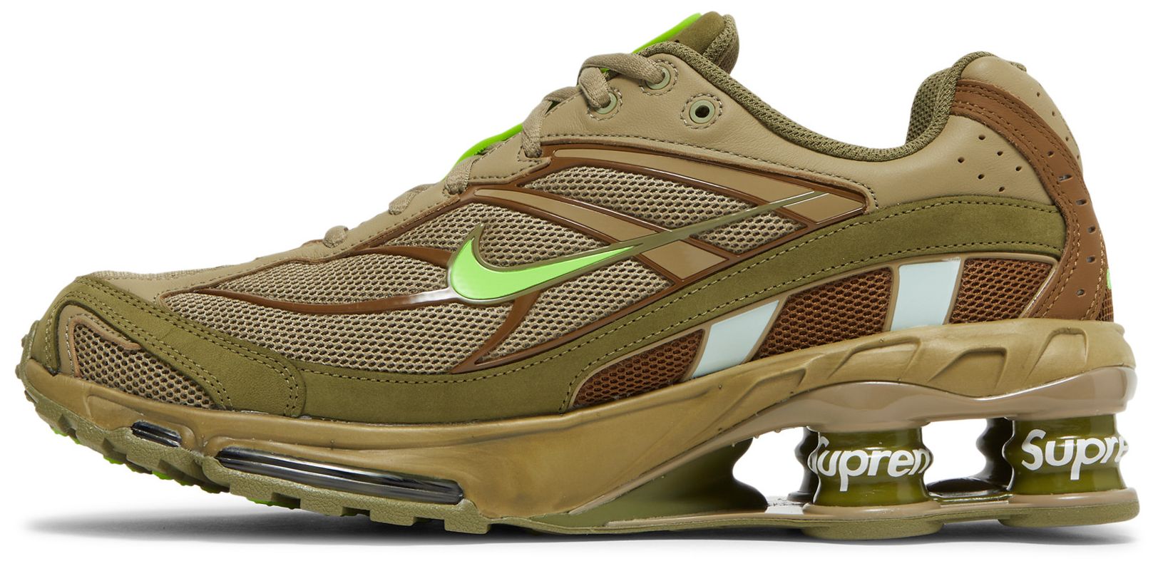 Buy Supreme x Nike Shox Ride 2 'Neutral Olive' - DN1615 200 | GOAT