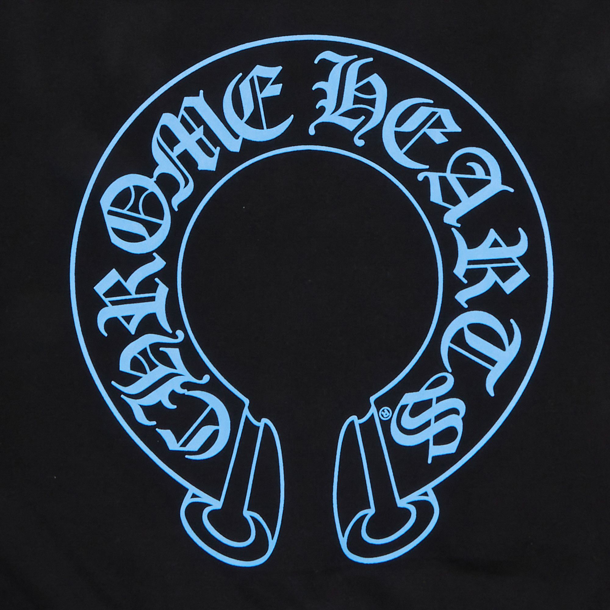 Buy Chrome Hearts Online Exclusive Hoodie Black Blue 1383