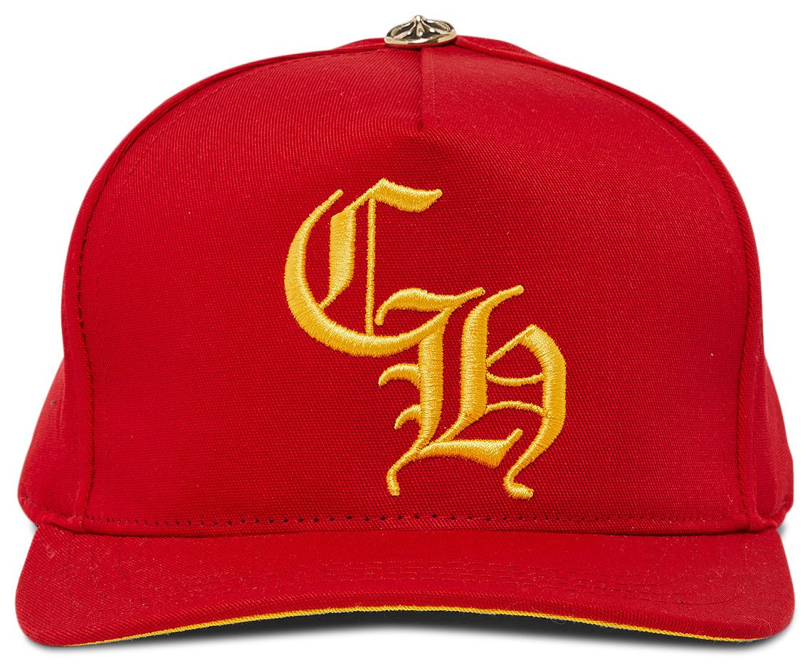 Buy Chrome Hearts Baseball Hat 'Red/Yellow' - 1383 100000701BH RDYW | GOAT