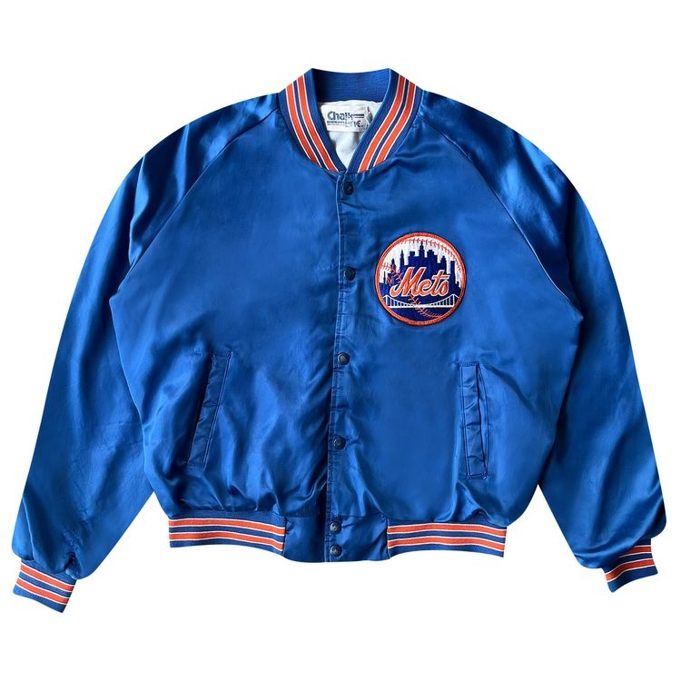 Buy Vintage 1990's New York Mets Jacket 'Blue' - 2934 119900308NYMJ ...