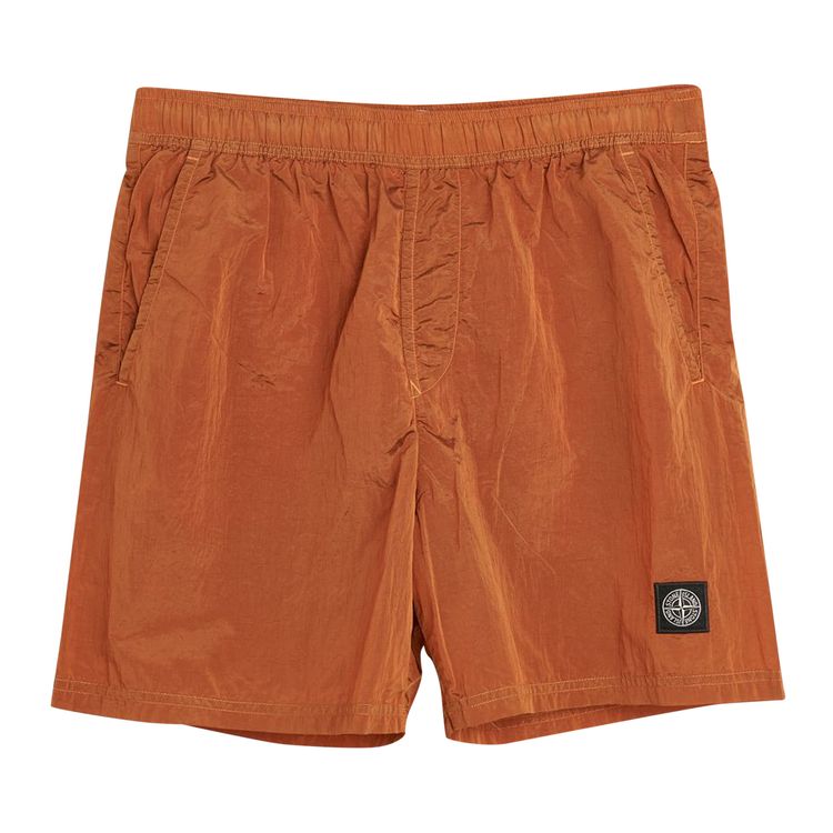 Buy Stone Island Swimming Trunks 'Orange' - 7615B0943 V0032 | GOAT