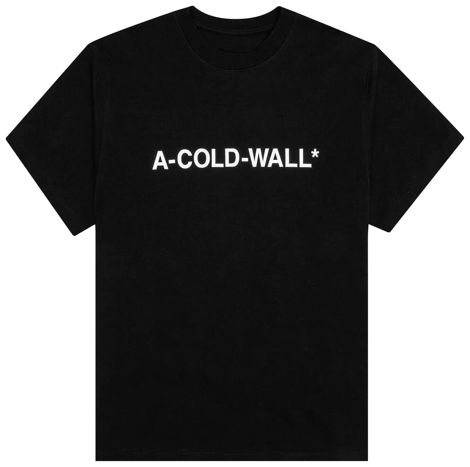 Buy A-Cold-Wall* Essential Short-Sleeve Logo T-Shirt 'Black ...