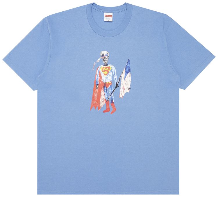Buy Supreme Skeleton Tee 'Dusty Light Royal' - SS21T40 DUSTY LIGHT ...