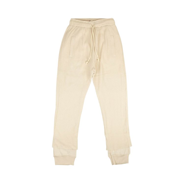 Buy 424 Waffle Knit Sweatpants 'White' - 87AB 424 1061 | GOAT