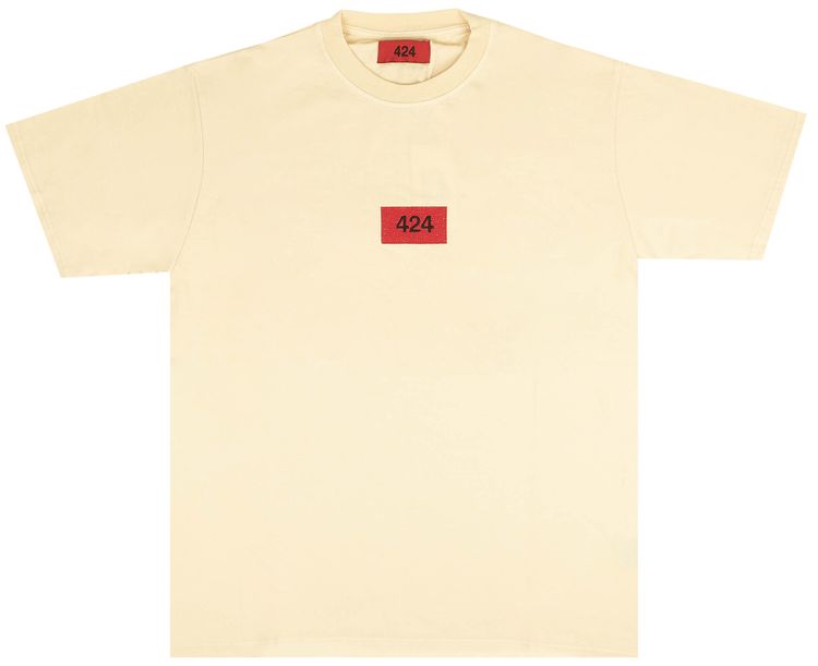 Buy 424 Logo Patch T-Shirt 'Cream' - 424C PSS20 0043 CRM | GOAT