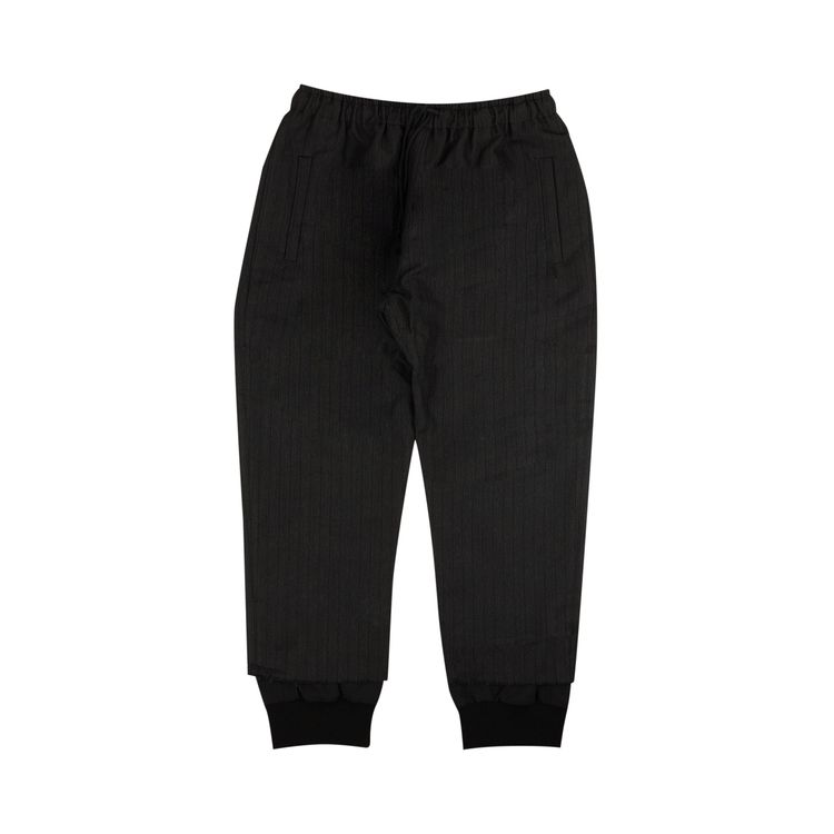 Buy 424 Drawstring Pants 'Black Pinstripe' - 424C AW19 0095 BLK | GOAT