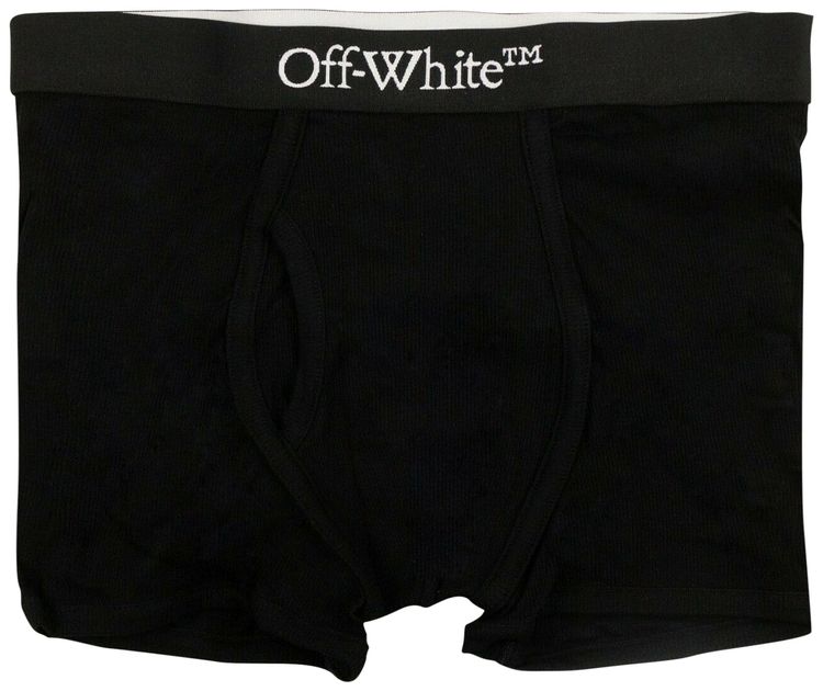 Buy Off-White Logo Single Boxers 'Black' - OMUA003F20FAB0011001 | GOAT